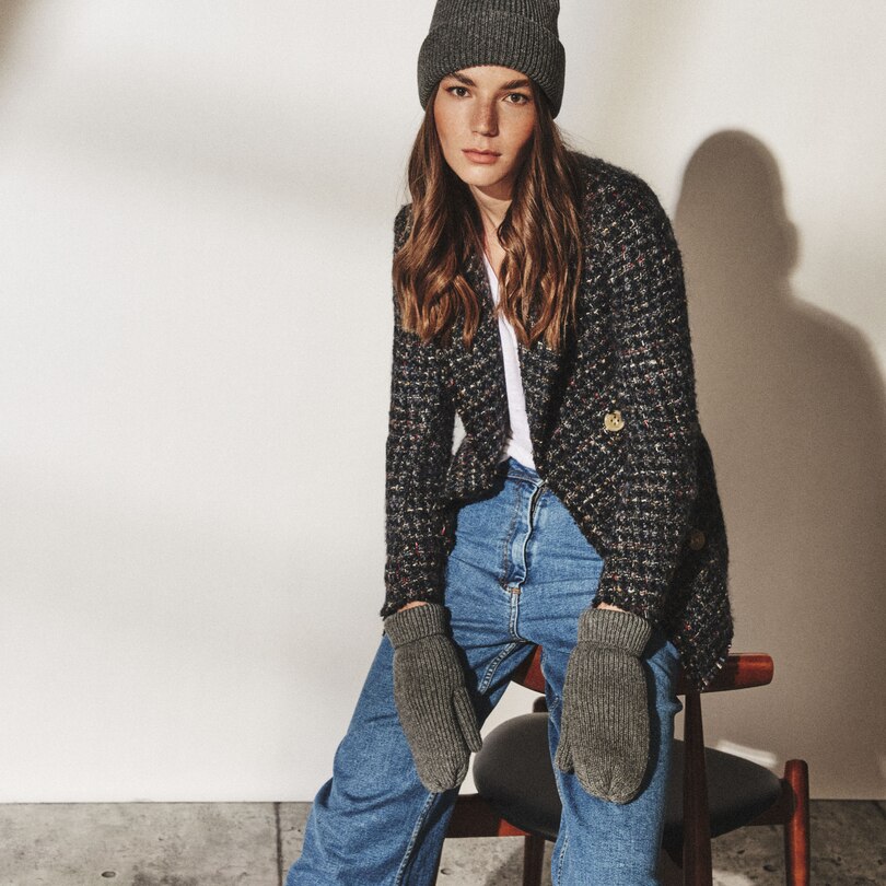 Chroma Eco Ribbed Mittens