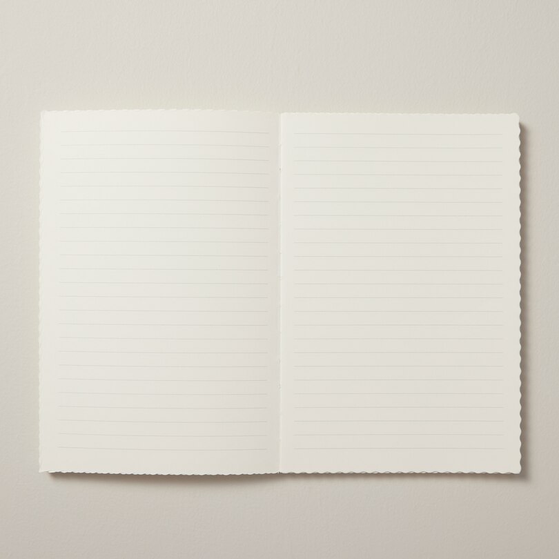 FLORAL MONOGRAM DECKLED EDGE JOURNAL