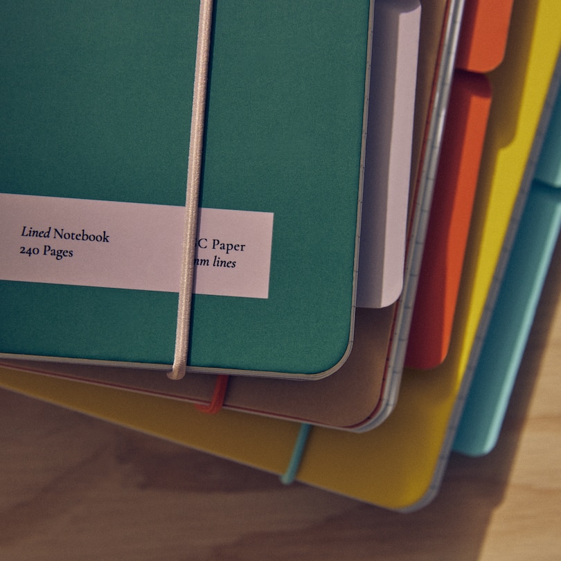 A5 Spiral Notebook, 3-Tab