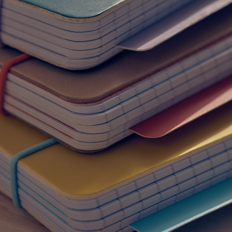 A5 Spiral Notebook, 3-Tab