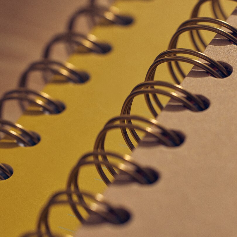 A5 Spiral Notebook, 3-Tab