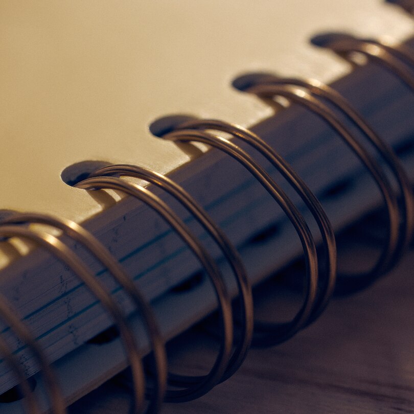 A5 Spiral Notebook, 3-Tab