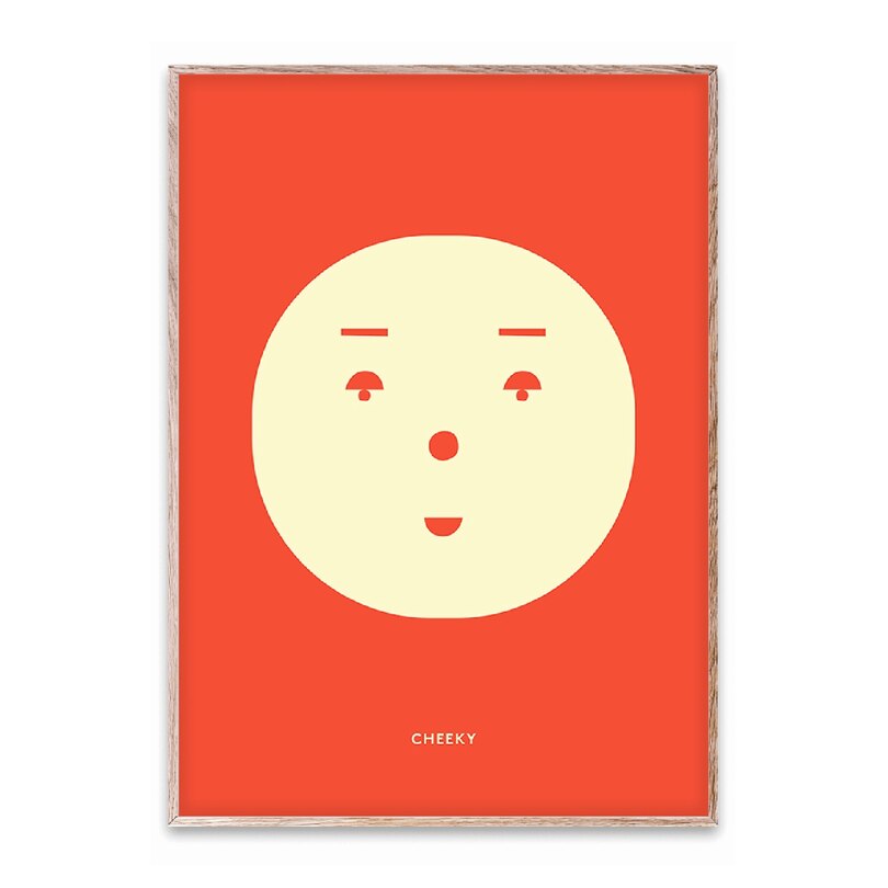 Cheeky Feeling Art Print 11" X 14" | Indigo