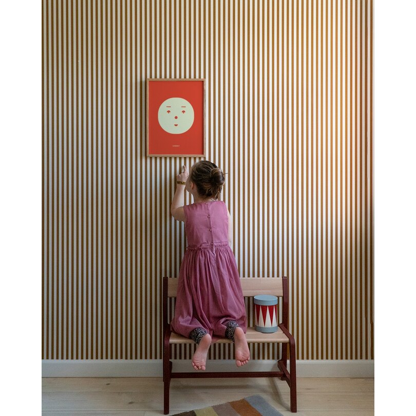 Cheeky Feeling Art Print 11" X 14" | Indigo