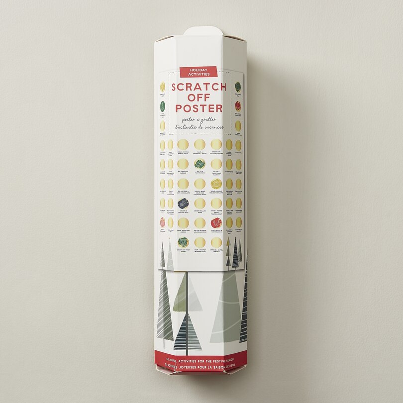 Festive Scratch Off Poster | Indigo