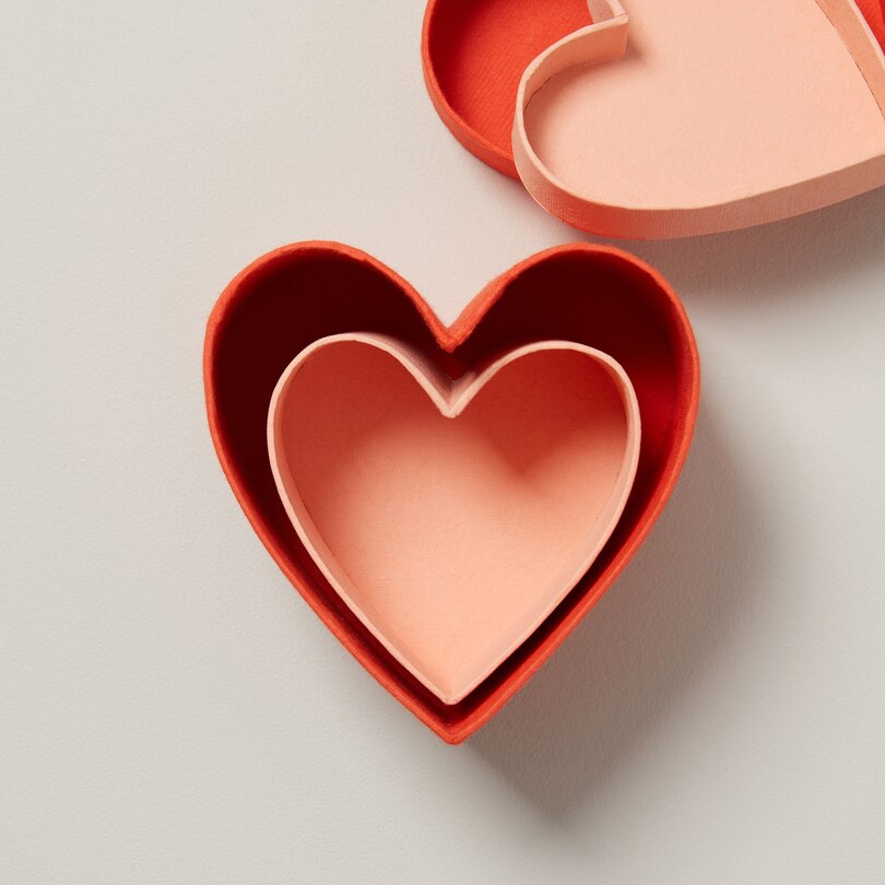 Heart Gift Boxes, Set Of 2 | Indigo