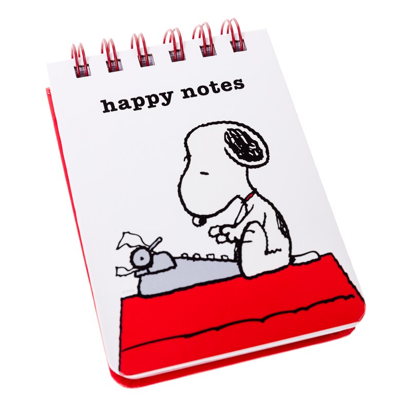 Snoopy Typewriter Petite Wire-o Notepad ('') | Indigo
